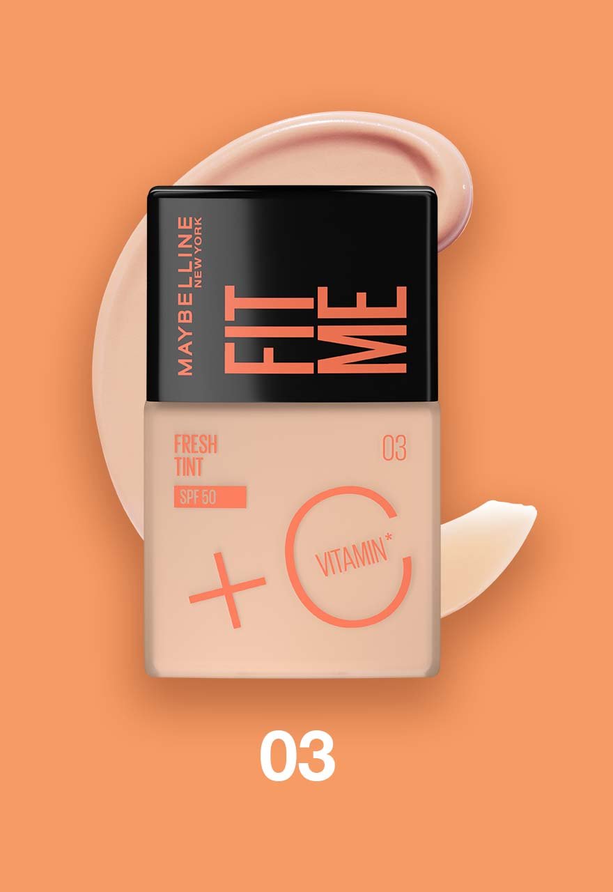 Fit Me Fresh Tint - Foundation Vit C dan SPF 50 | Maybelline